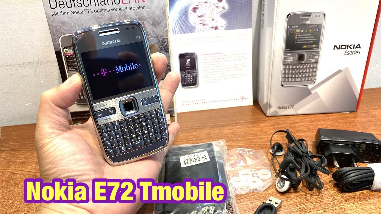 Nokia E72 Tmobile nhà mạng đức mới full box - trummayco.vn - YouTube
