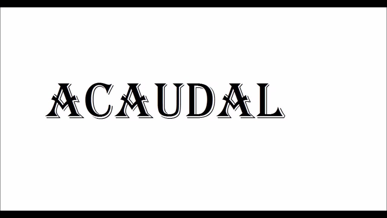 How To Pronounce Acaudal - YouTube