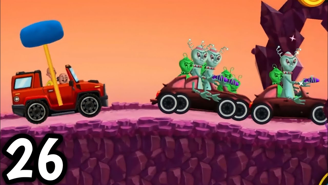 motu patlu speed racing gameplay level 2 map alien world part - 26 ...