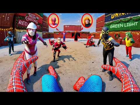 3 SPIDER-MAN Bros Vs JOKER With SMILING WOMAN’s Help
