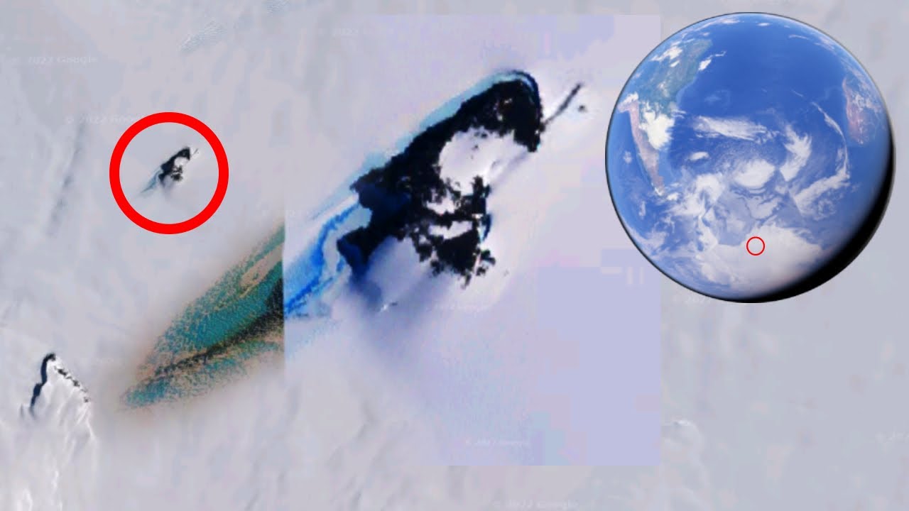 Is this mystery ship or secret alien base in Antarctica? - YouTube