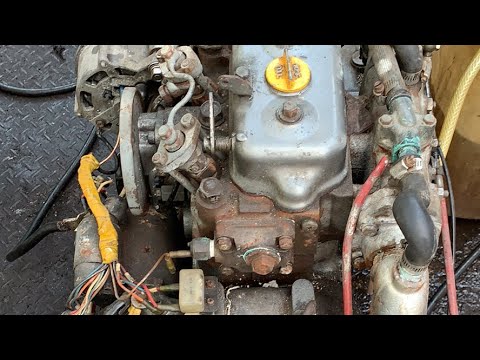 Yanmar 2QM 14ps/3000rpm, 2.14 tua số - YouTube