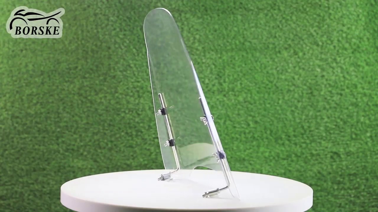 motorcycle shield for ducati yamaha triumph - YouTube
