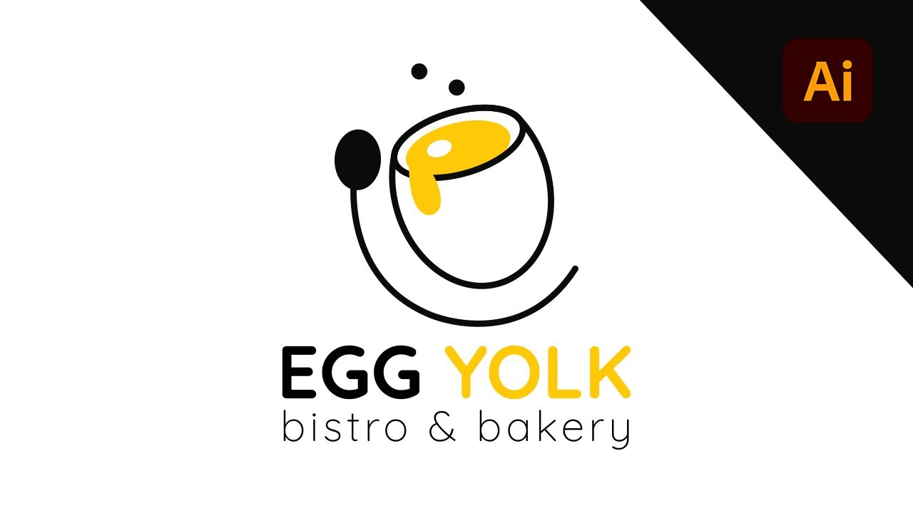 Bakery Logo Design in Adobe Illustrator - YouTube