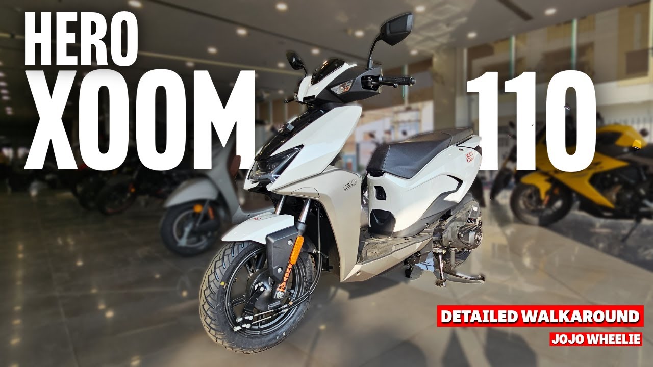 2024 Hero Xoom 110 Most Detailed Walkaround | Everything U need to know ...