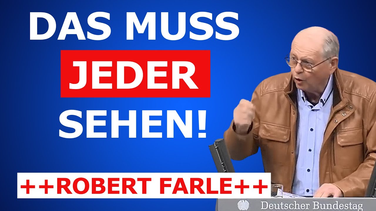 Robert Farle stellt klar - Diese Hetze muss jeder Bürger mitbekommen ...