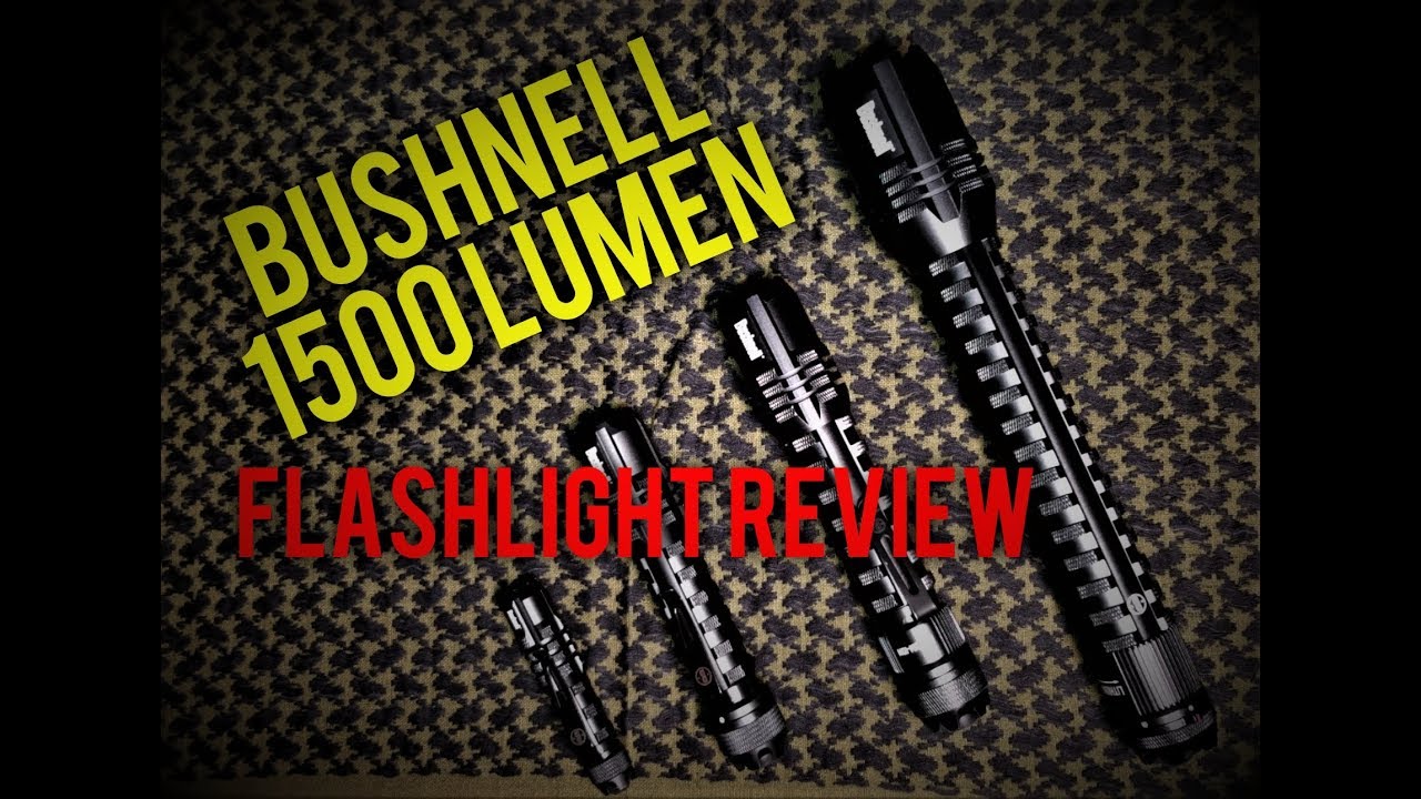 Bushnell PRO 1500 LUMEN Flashlight REVIEW - YouTube