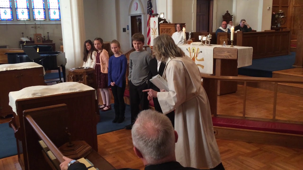 Zion Lutheran Church Tamaqua First Communion Nov. 26, 2017 - YouTube
