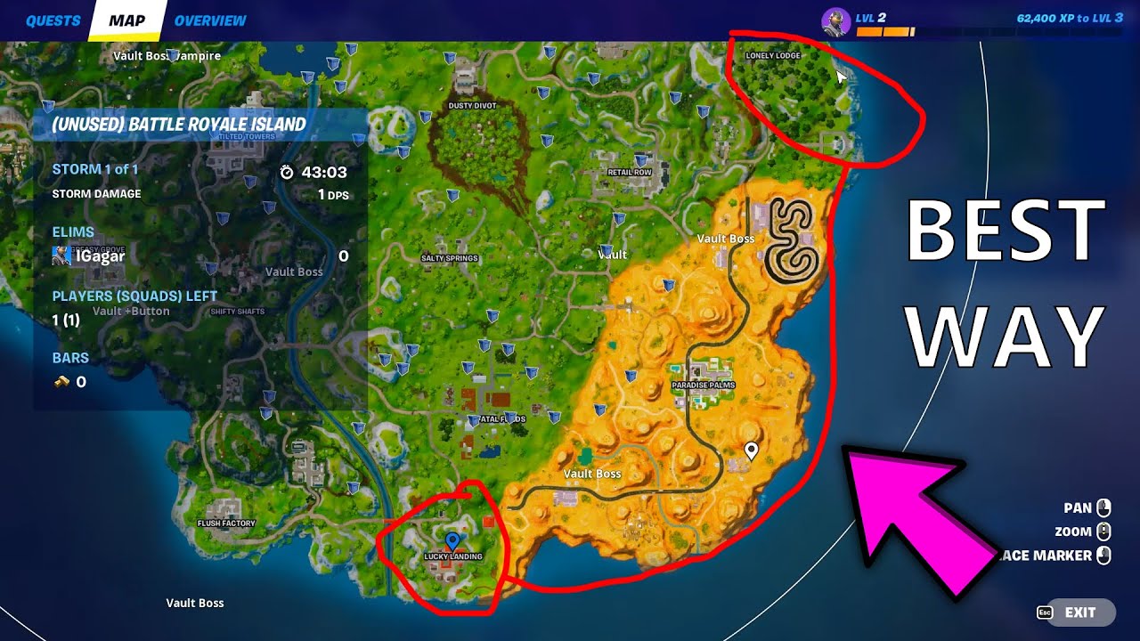 Visit Lucky Landing and Lonely Lodge || Fortnite Daily Quests - YouTube
