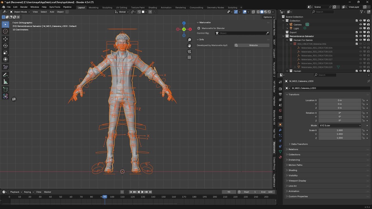 Unreal Engine - Blender addon Rig Creator tutorial - YouTube