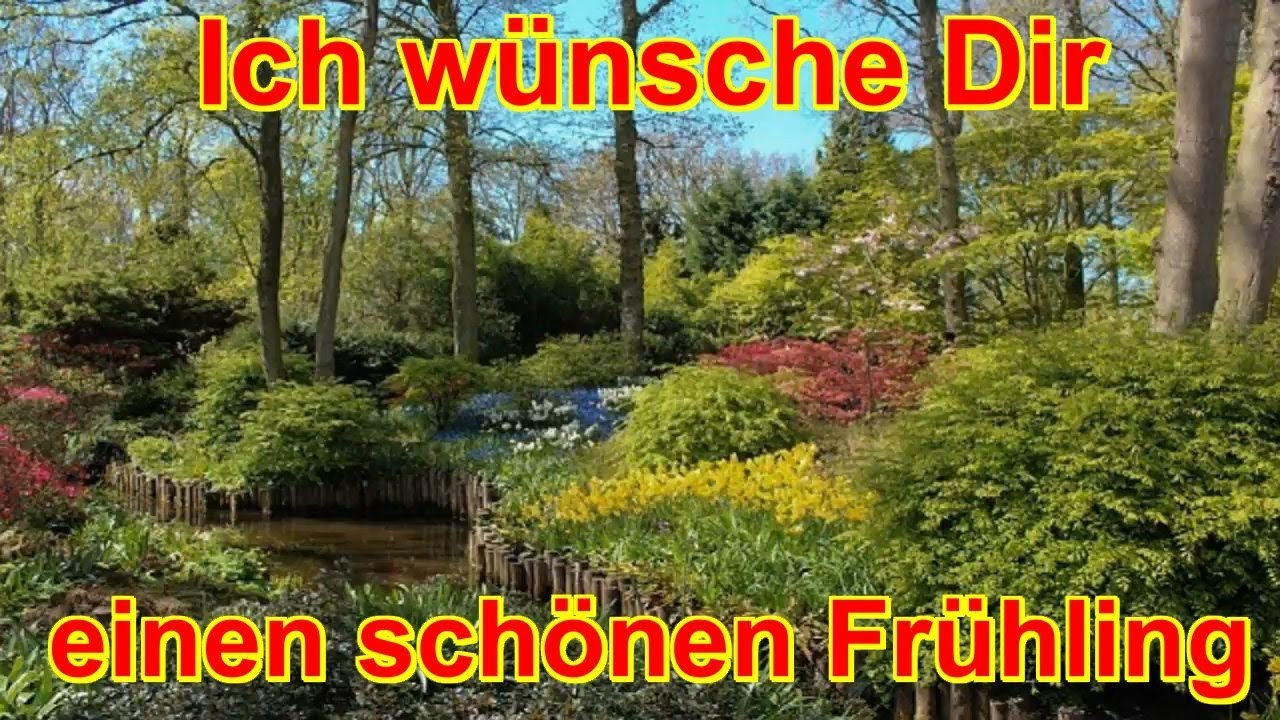 Ich wünsche Dir einen schönen Frühling Einfach mal relaxen, entspannen ...