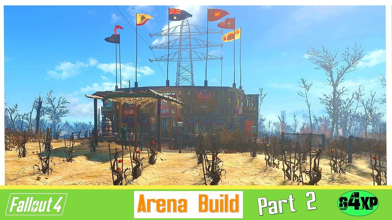 Arena Build - Part 2 - Building in Fallout 4 - YouTube