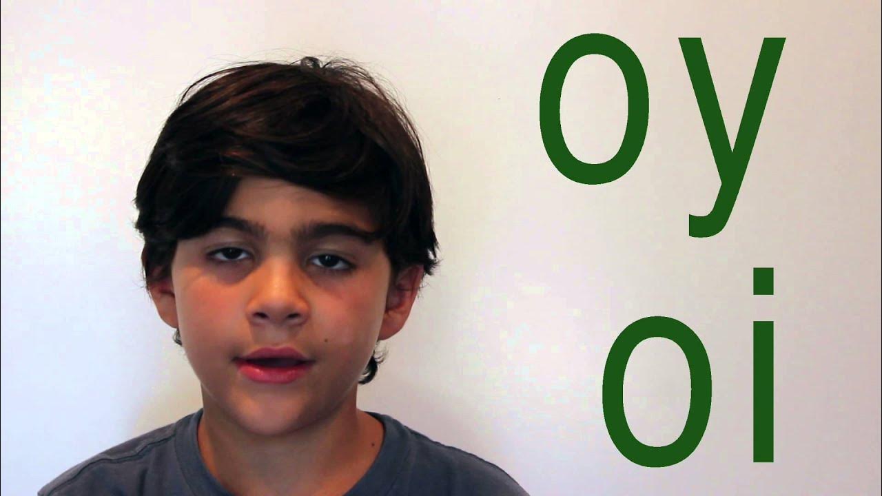 Vowel Variant "OY-OI" Sound - YouTube