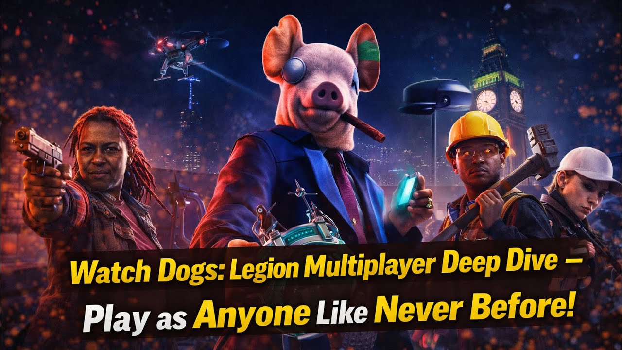 Watch Dogs: Legion Multiplayer Deep Dive – Play as Anyone Like Never ...