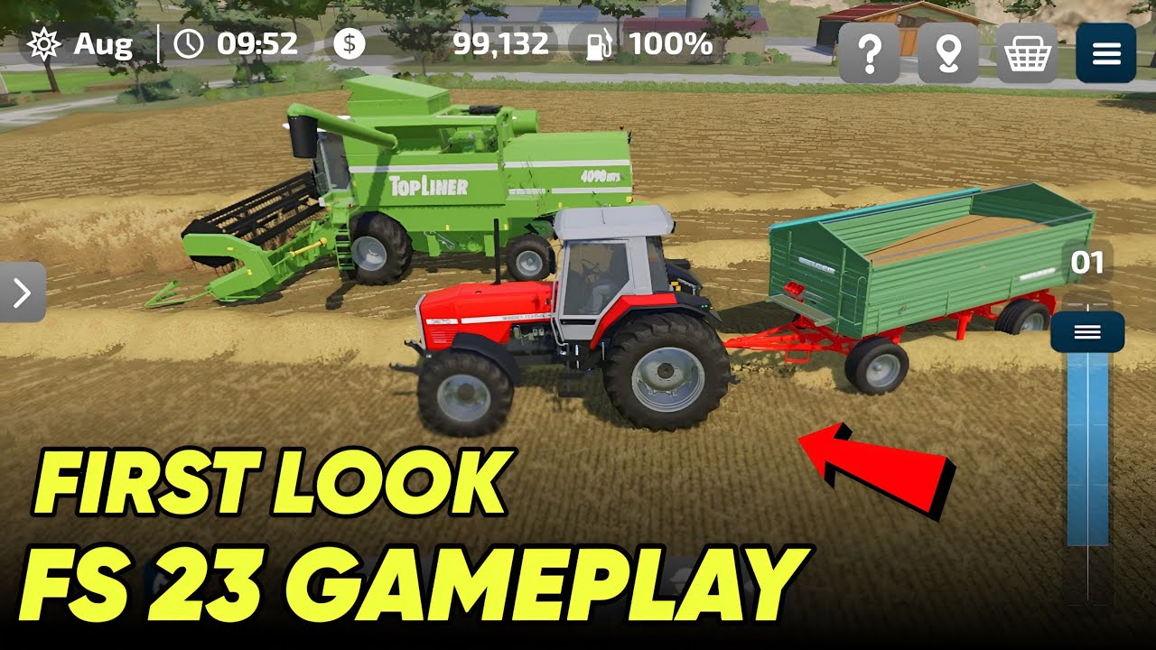 FS 23 Gameplay | FS 23 First Look | Farming Simulator 23 - YouTube
