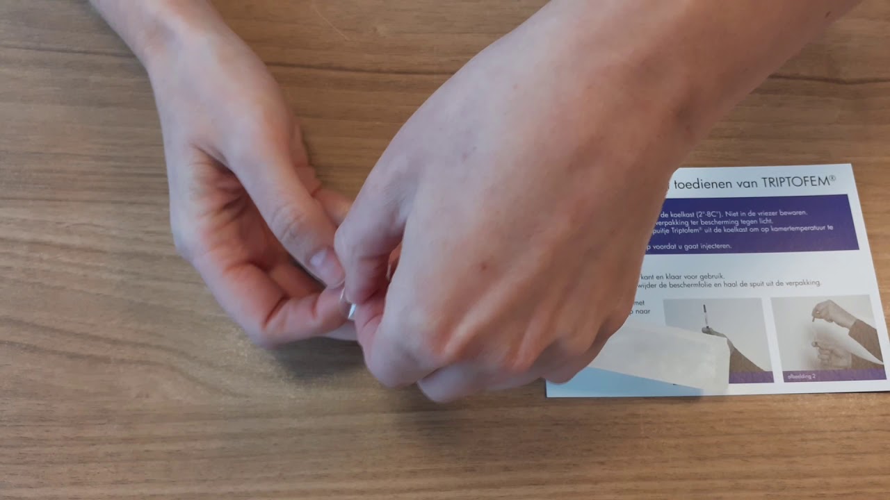 Prikinstructie: zelf Tritofem injecteren - YouTube