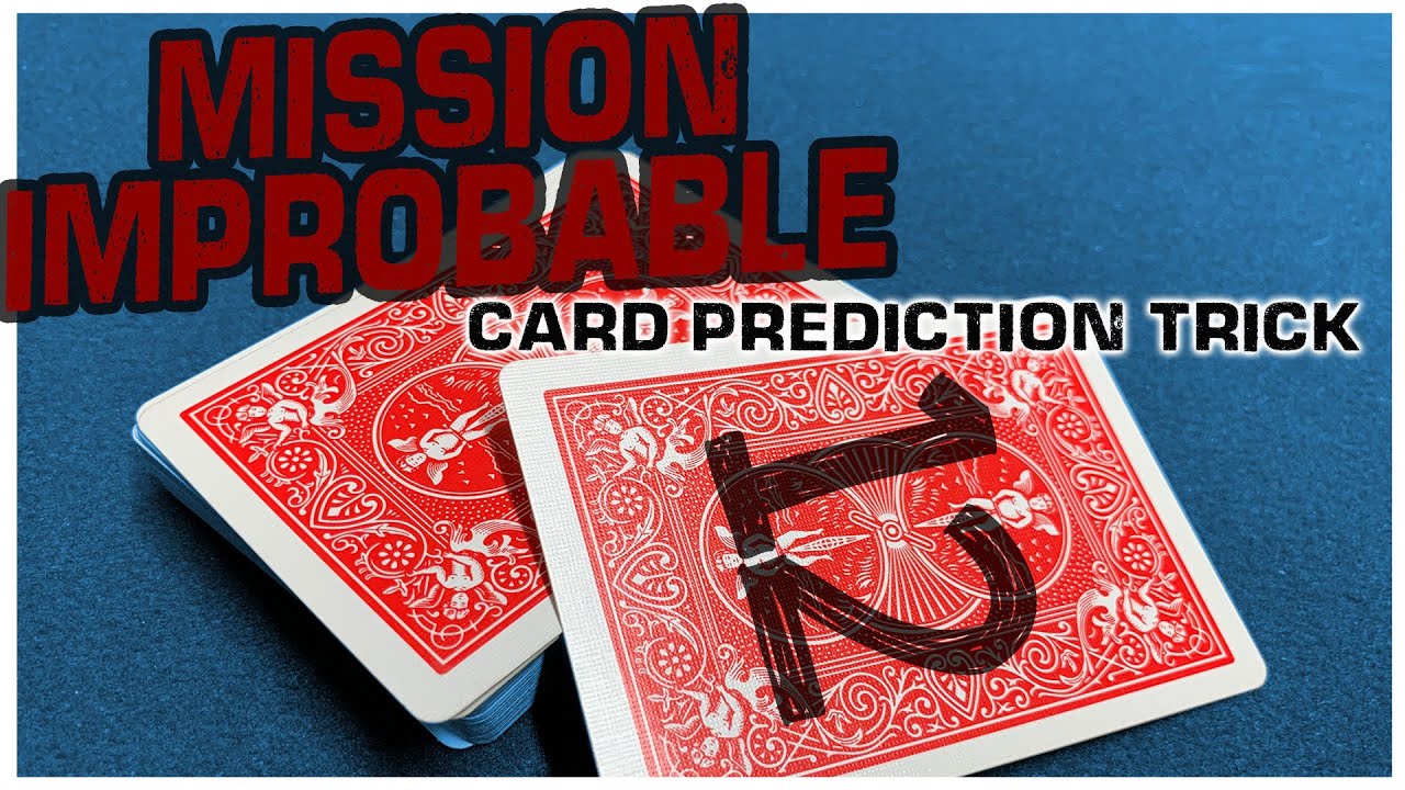 Card Trick Prediction - Mission Improbable - Full Tutorial Close up Magic - YouTube