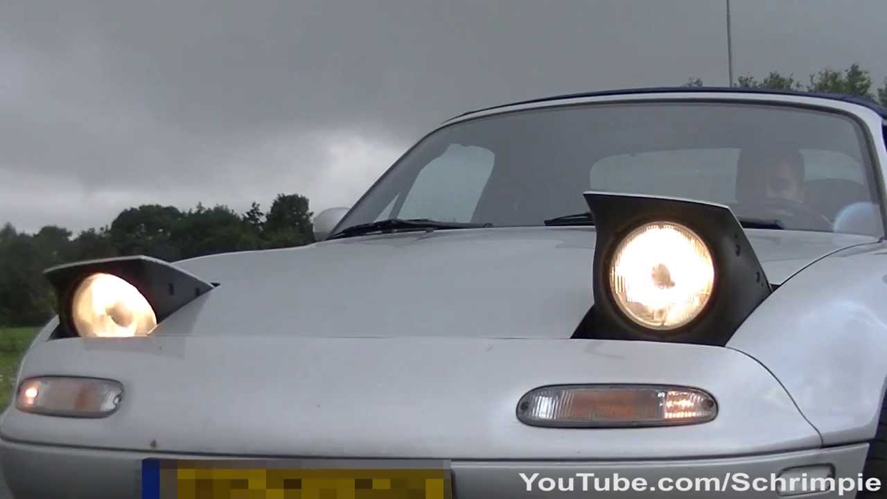 Mazda MX 5 Miata - Exhaust Sound, 0-100 Acceleration, Drifting, Winking ...