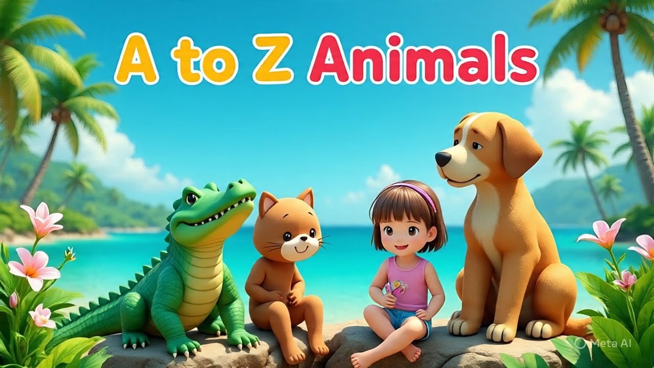 A to Z Animals for Kids 🐒 Fun Learning with Animal Sounds & Pictures ...