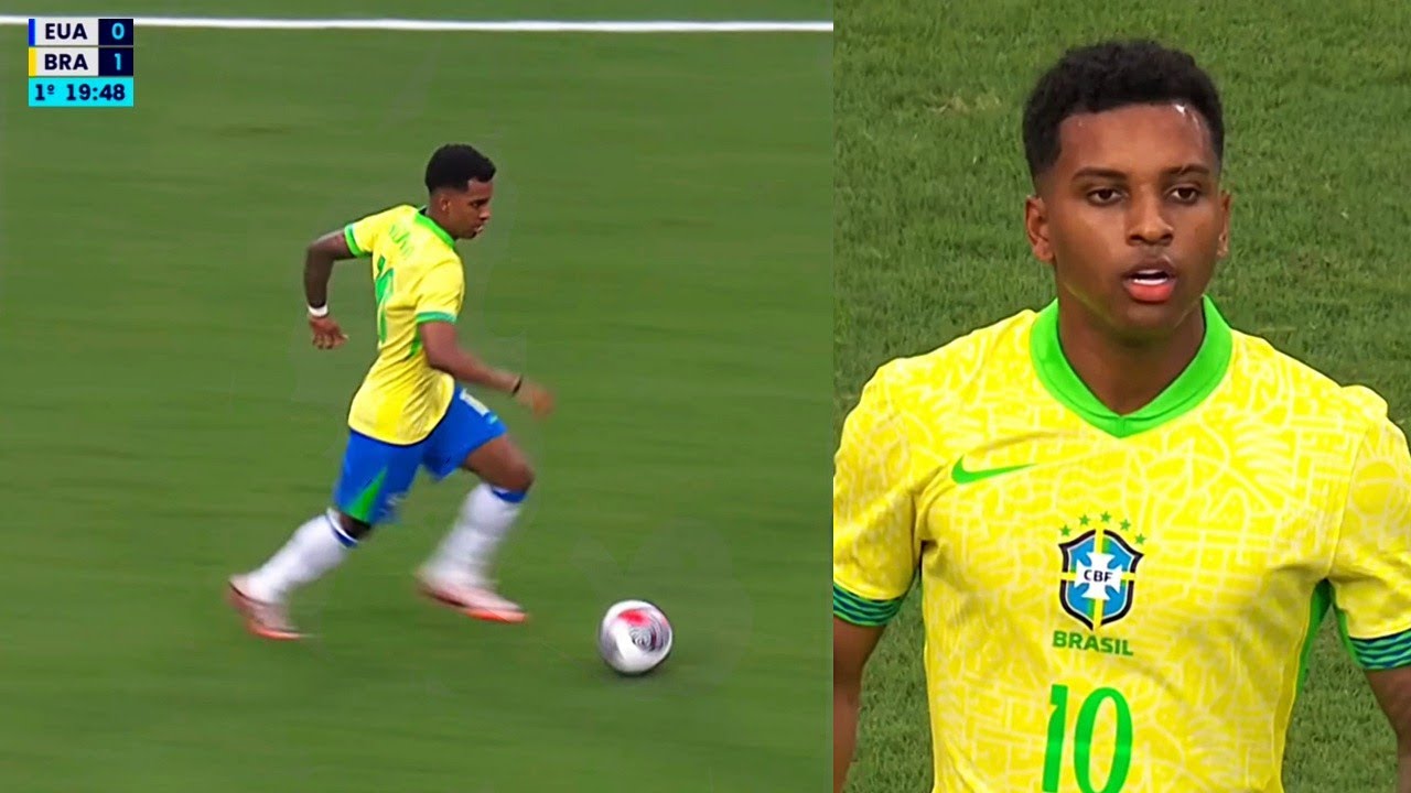 Rodrygo Goes vs USA (12/06/2024) Scored 1 Goal! - YouTube