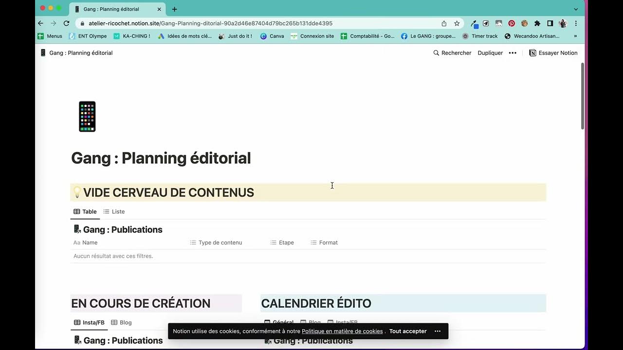 Mini Tuto Dupliquer Un Template Dans Notion Youtube