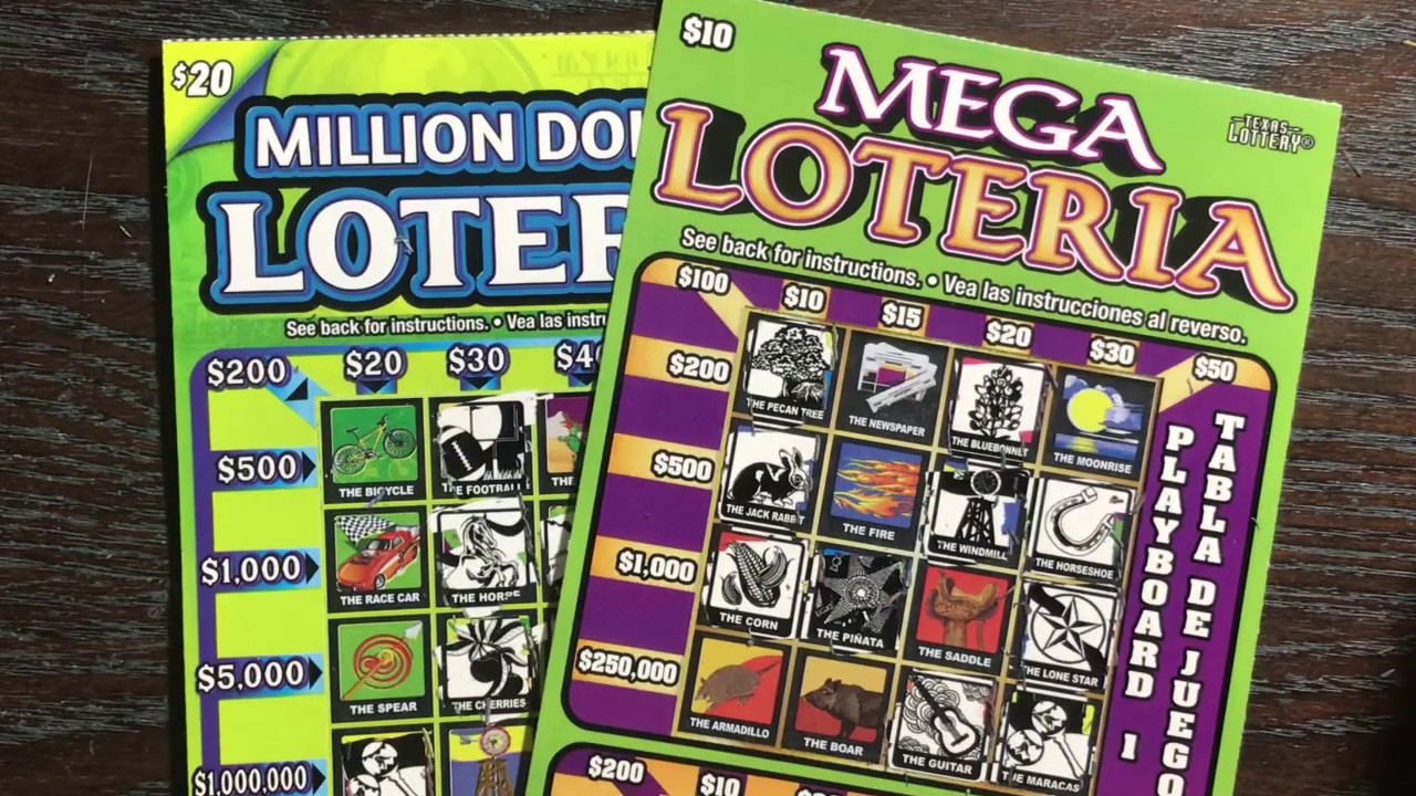 $20 MILLION DOLLAR LOTERIA & $10 MEGA LOTERIA TEXAS LOTTERY TICKETS ...