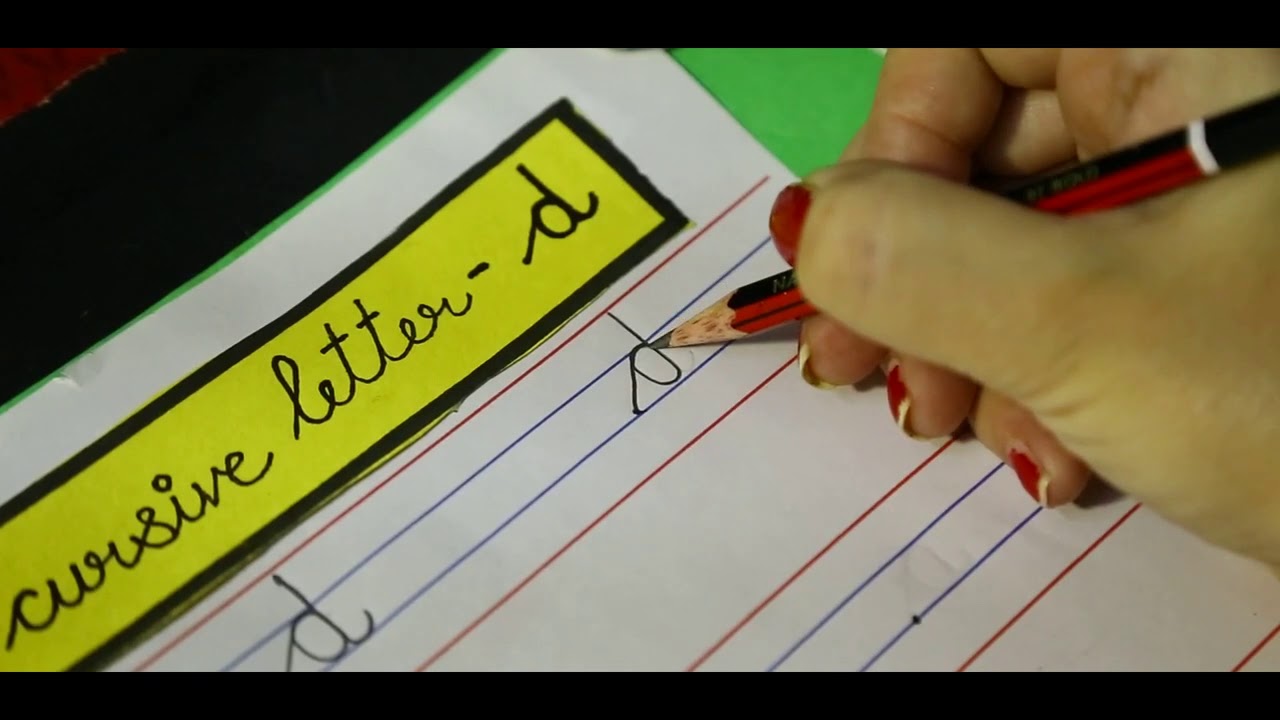 Class-Nursery_ Small Cursive d_ by Ms.Amita Kochar - YouTube