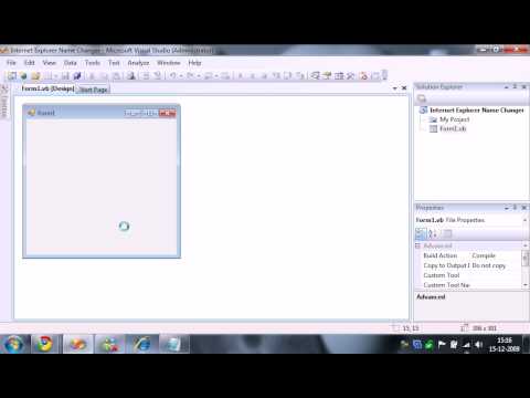 How To Make A Internet Explorer Name Changer In Visual Basic - YouTube
