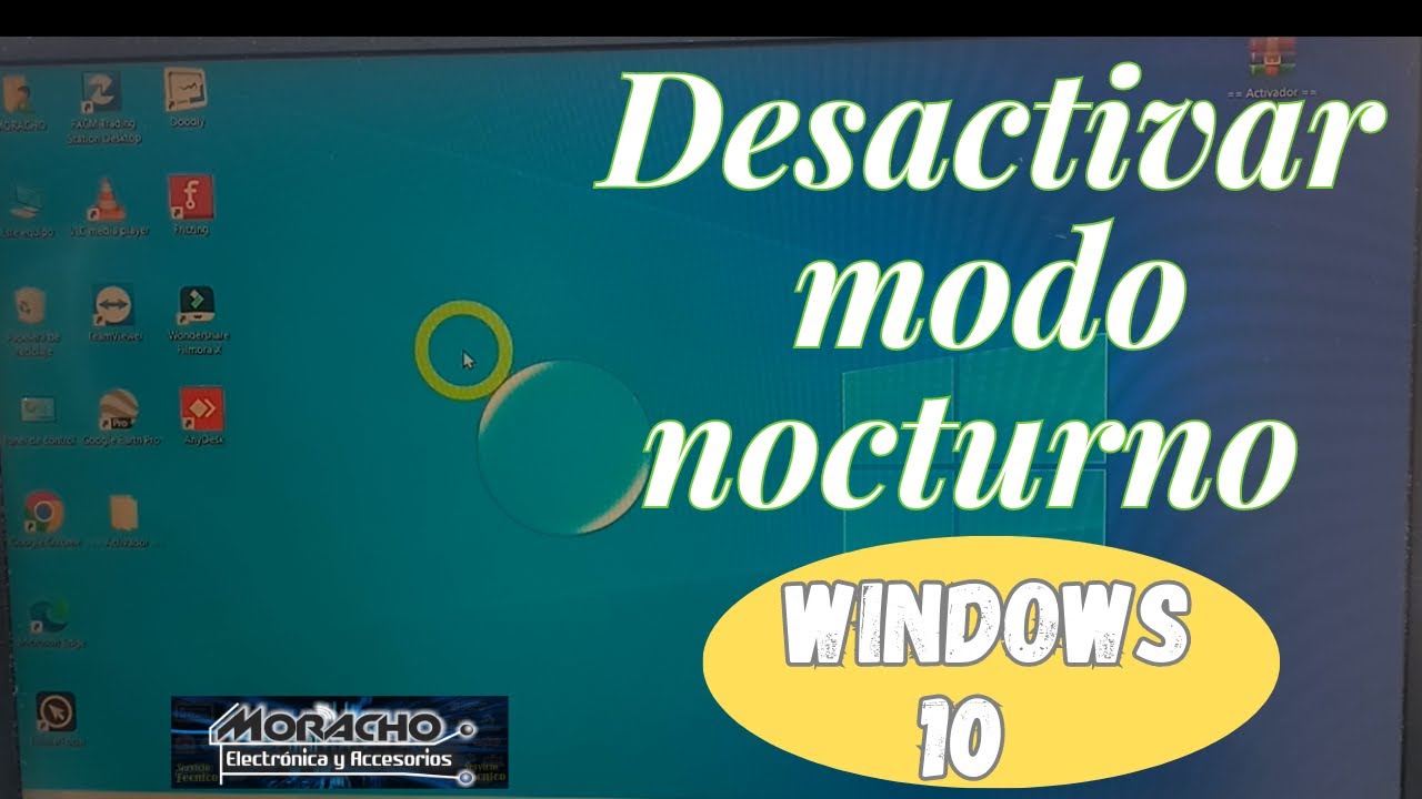 Desactivar Función Modo Nocturno En Windows 10 Fácil y Rápido - YouTube