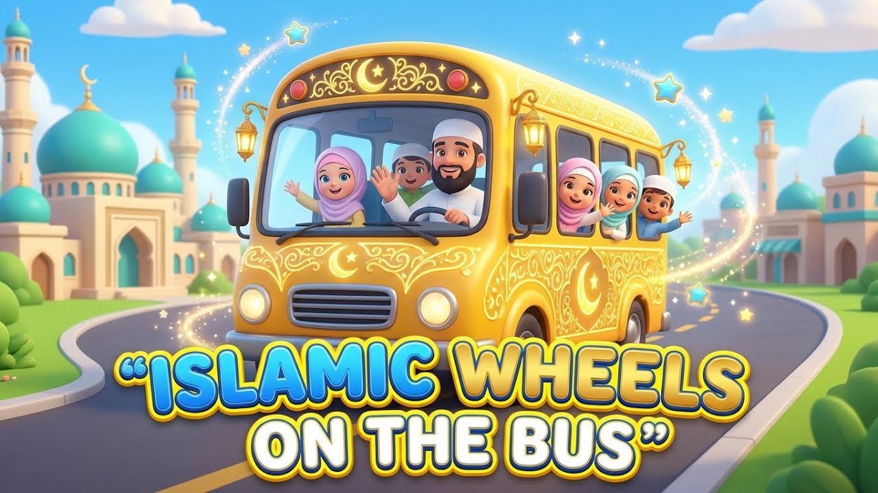 ☪️ Islamic Wheels on the Bus | Allahu Akbar, Bismillah & Alhamdulillah ...