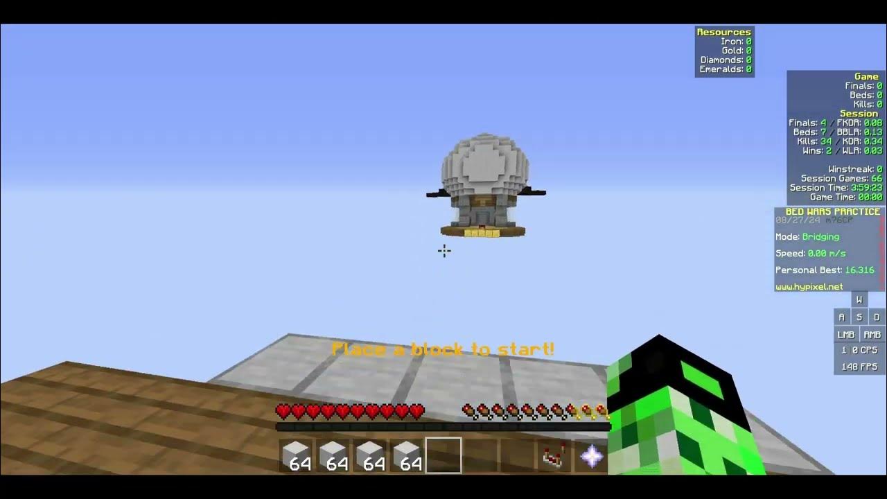 How to make your minecraft character sprint smoothly without hands ...