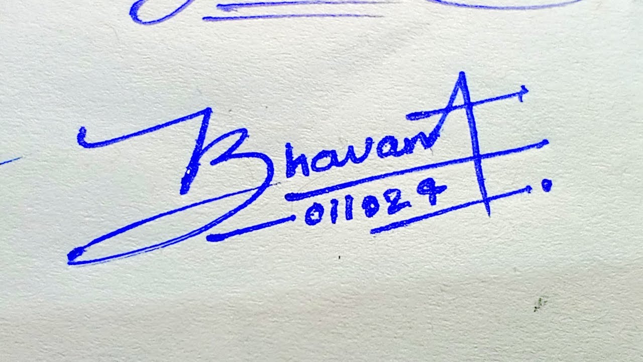 Bhavana name signature style | Signature style | @First_Kalakar # ...