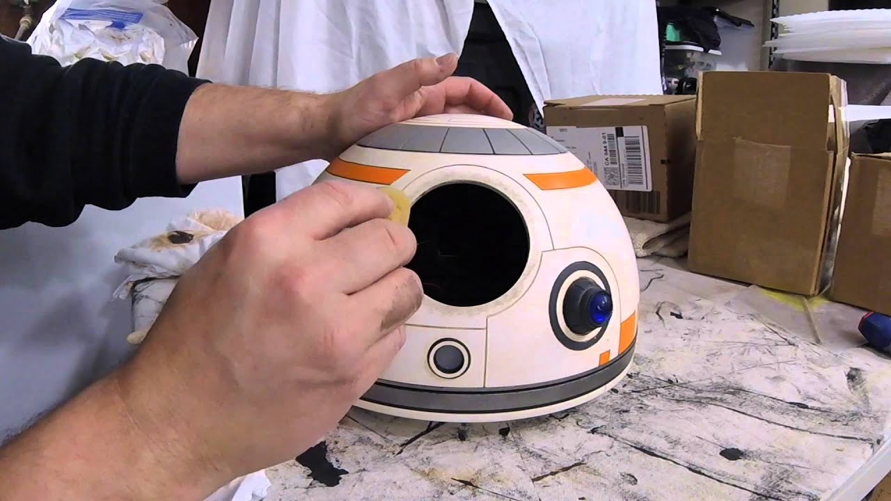 BB8 Dome Weathering Realtime - YouTube