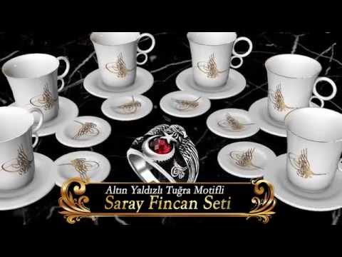 SULTAN SARAY KAHVE FİNCANI VE AYYILDIZ YÜZÜK