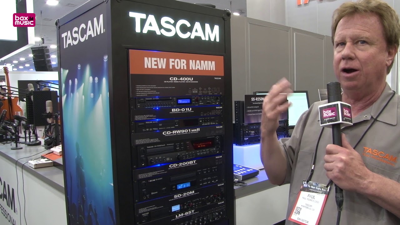 Tascam CD400 DAB unit - NAMM 2018 - YouTube