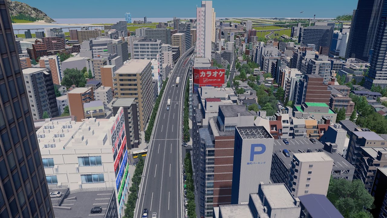 Drive Through Stacked Highway | Cities Skylines - YouTube