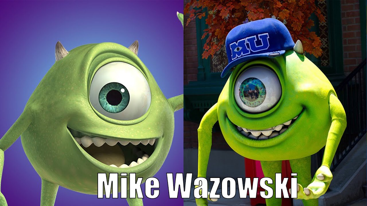Monsters, Inc. Characters in Real Life - YouTube