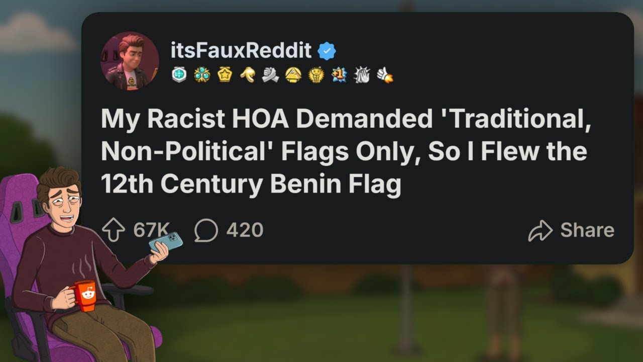 My Racist HOA Demanded 'Traditional, Non-Political' Flags Only [FULL ...