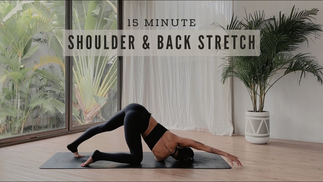 15-Minute SHOULDER & BACK STRETCH | Quick Relief for Busy Professionals ...