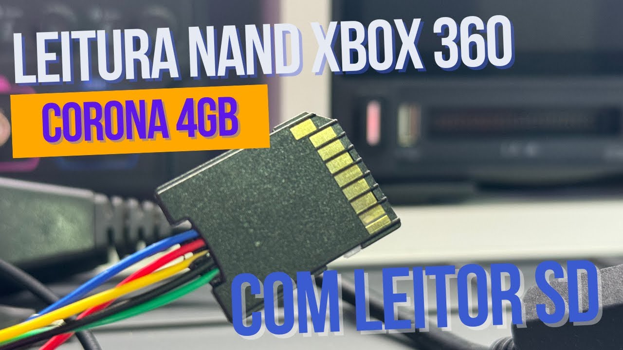 Leitura Nand Xbox 360 Corona 4GB - YouTube