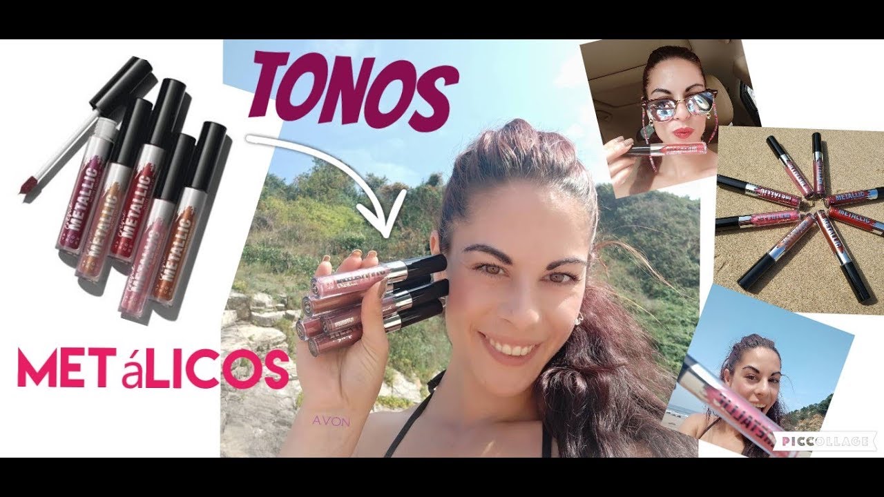 LABIALES TONOS METÁLICOS -- AVON. - YouTube
