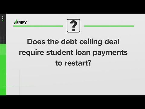 VERIFY | Does the debt ceiling deal require student loan payments to ...