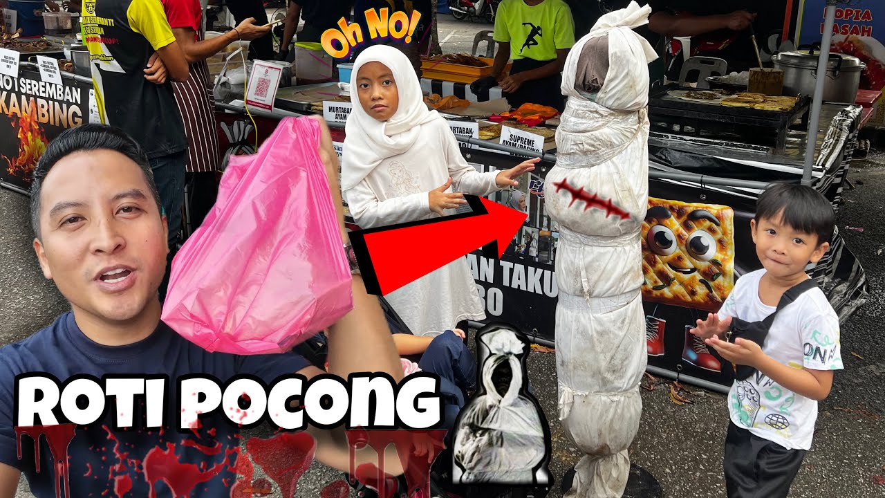 💢IJAT REVIEW ROTI POCONG VIRAL DI BAZAR RAMADHAN PAROI N9,MACAM SERAM ...