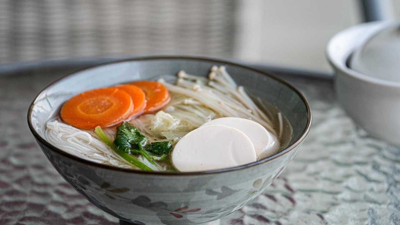 Tom Chuet Recipe - Thai vegetable soup with tofu - Vegan - YouTube