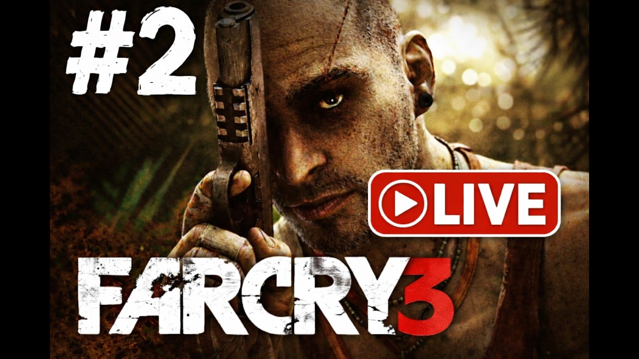 FAR CRY 3 LIVE 😈 | #2 | VAAS IS CRAZY 🔥 - YouTube