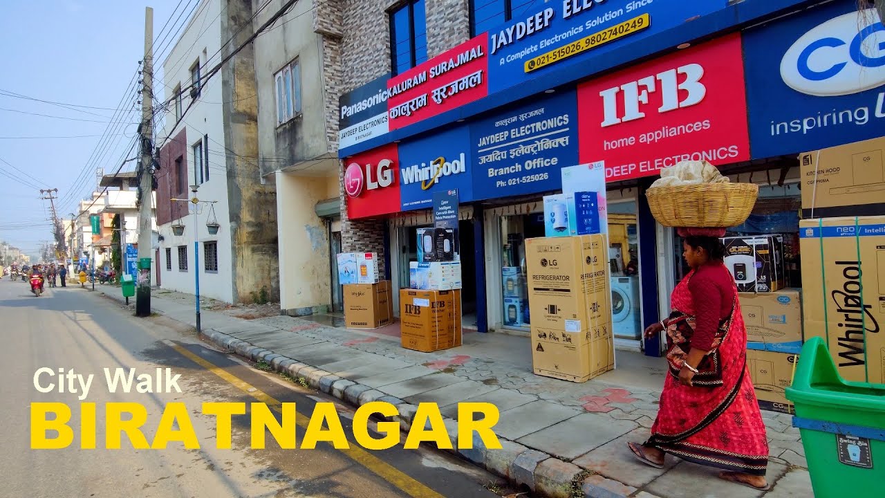Biratnagar City Walk, Morang district 4K - Virtual Walking Tour Nepal🇳🇵 ...