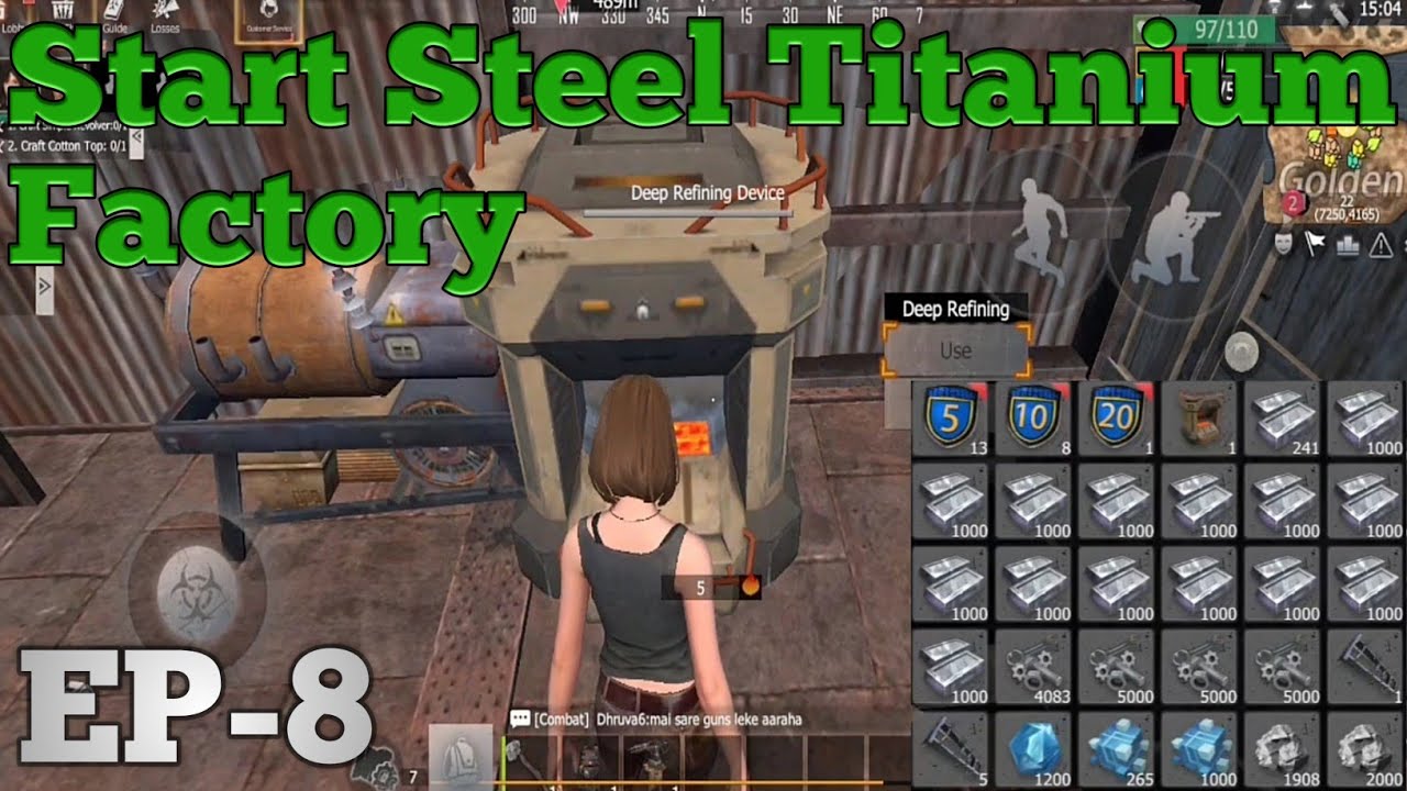 Start Steel Titanium Factory EP-8 || Last Day Rules Survival - YouTube