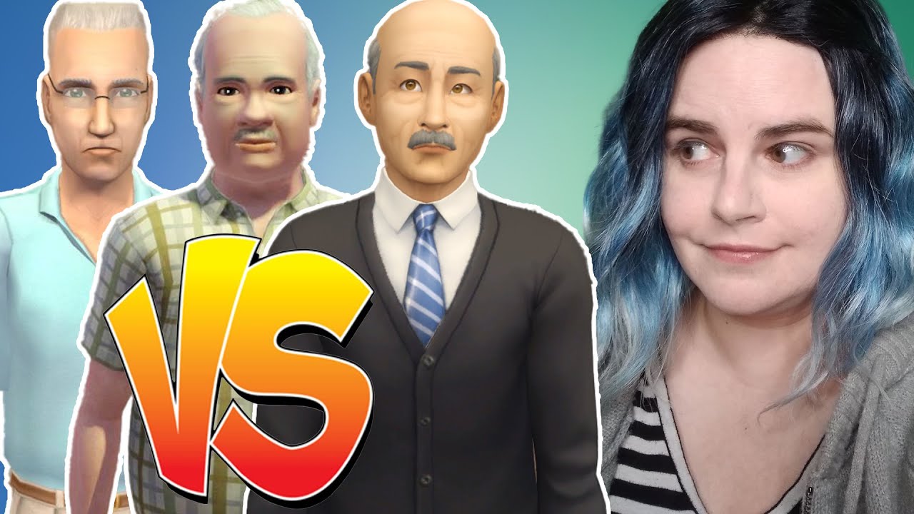 ELDERS COMPARED! Sims 2 vs. Sims 3 vs. Sims 4 - YouTube