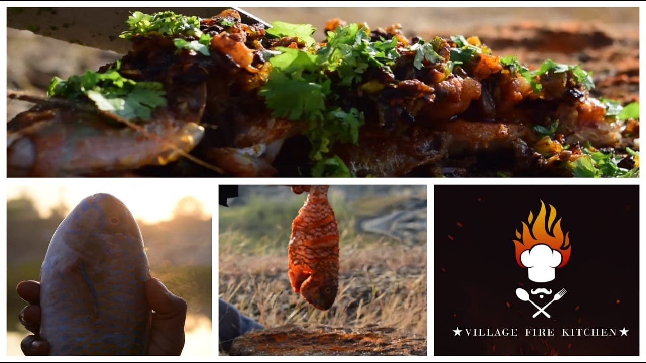 Parrot Fish Fried roasted spicy oil aroma - YouTube