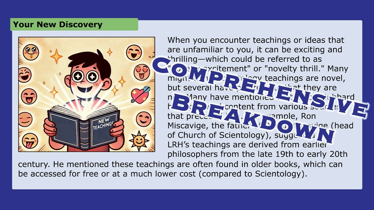 Your New Discovery - Scientology Comprehensive Breakdown (Infographic ...